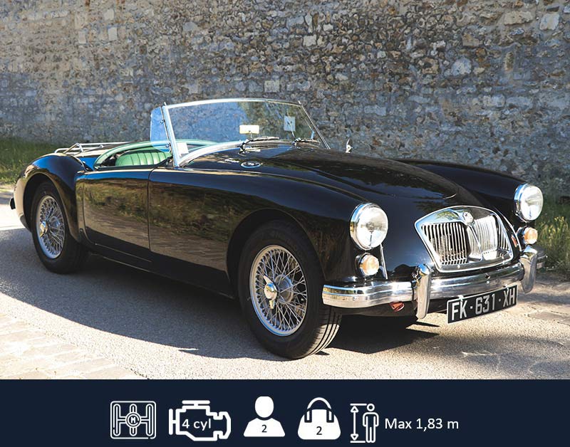 MGA 1600 driving experience - Cartis classic car collection